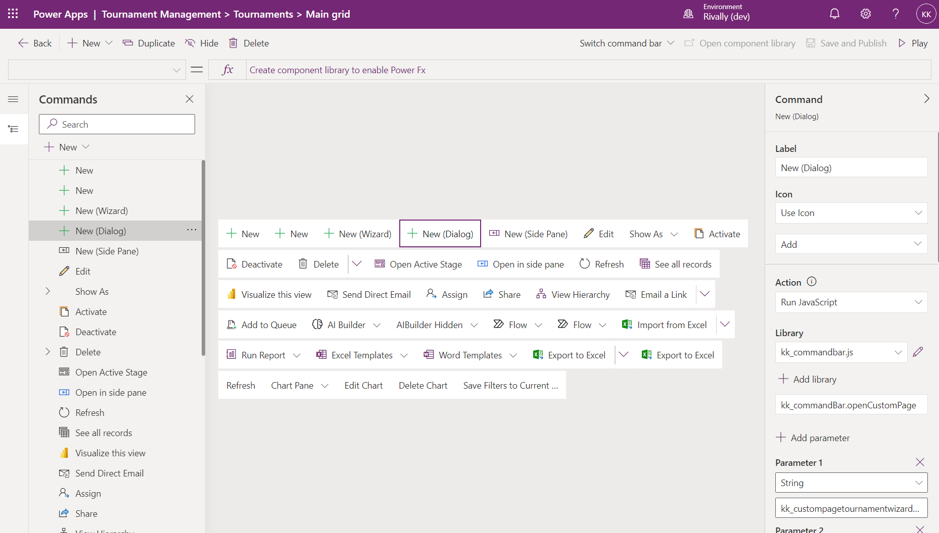 Understand custom pages with example playground solution